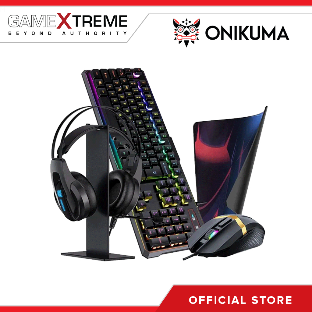 Onikuma 5 in 1 G31 + CW921 + K16 + ST-1 (Black) | Shopee Philippines