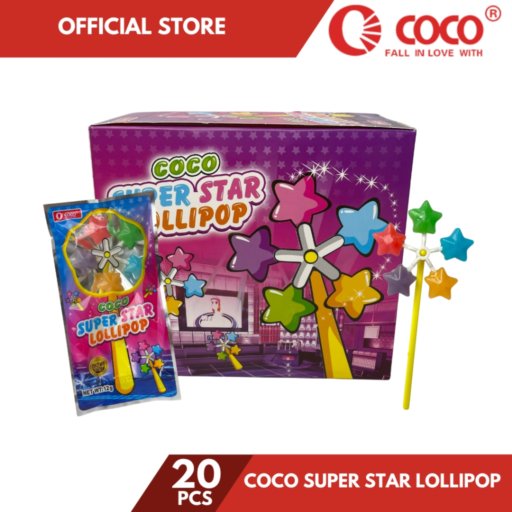 COCO Super Star Lollipop 20's Per Inner | Shopee Philippines