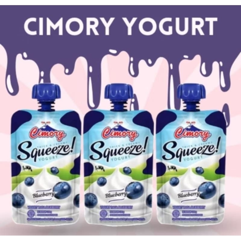 CIMORY YOGURT SQUEEZE 120GRAMS (PACK OF 3)BEST SELLER Expiration: 10-02 ...