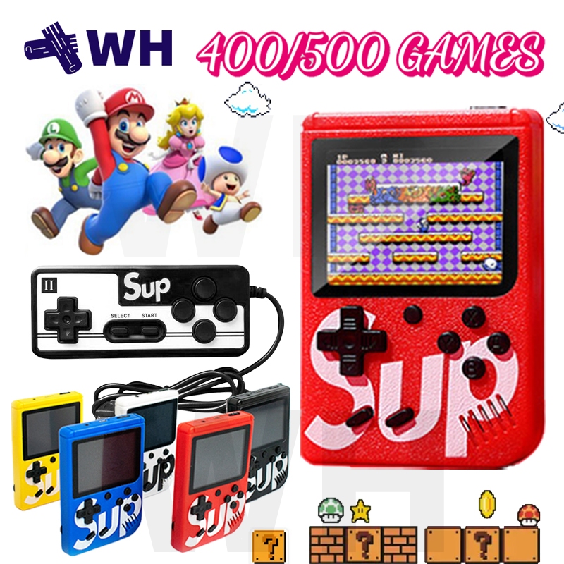 Retro Sup Game Box 400 in 1 Gameboy Rechargeable Mini Pocket 3-Inch ...