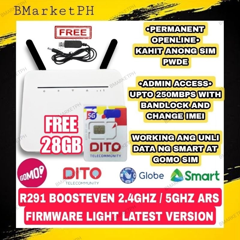 DITO WiFi Modem OPENLINE With Net Stabilizer ( Fast Delivery ) | Shopee ...