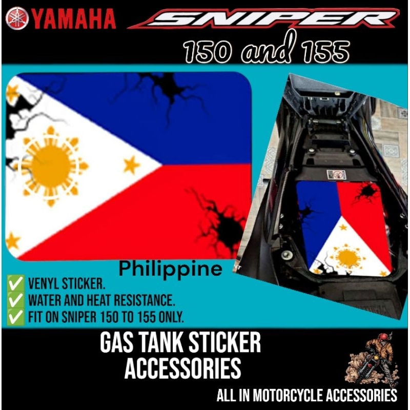 Yamaha Sniper Sticker / Yamaha Sniper 150 and 155 Gas Tank Sticker ...