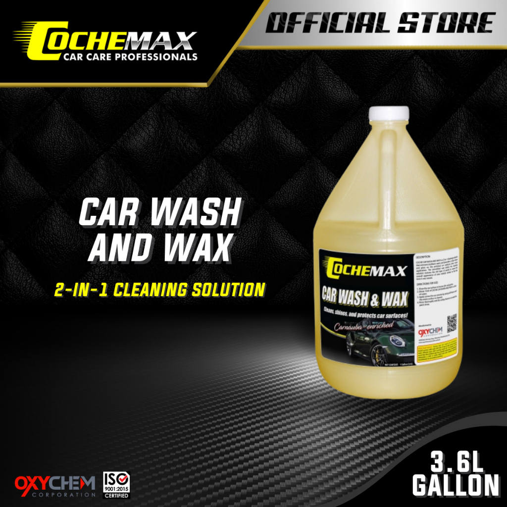 Cochemax Car Wash & Wax - 1 Gallon | Shopee Philippines