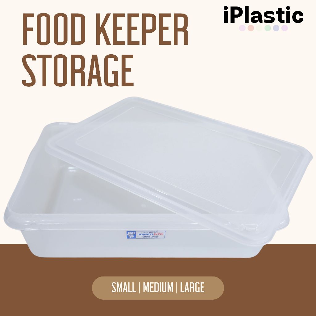 iPlastic. Food Keeper Tupperware with cover plastic high quality Large ...