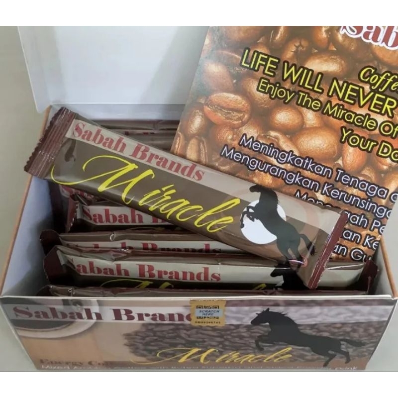 SABAH MIRACLE COFFEE 20sachet/per box | Shopee Philippines