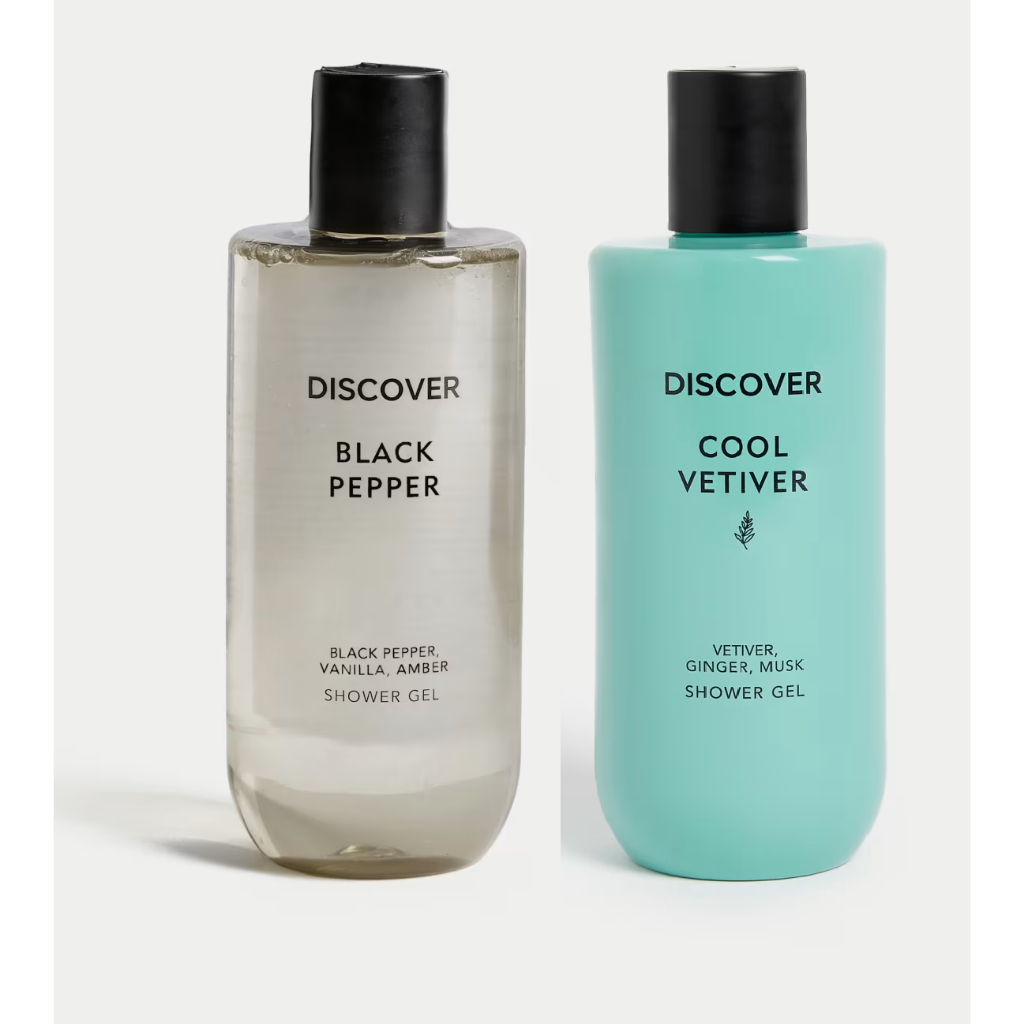 Marks & Spencer Cool Vetiver / Black Pepper Shower Gel 300 ml | Shopee ...