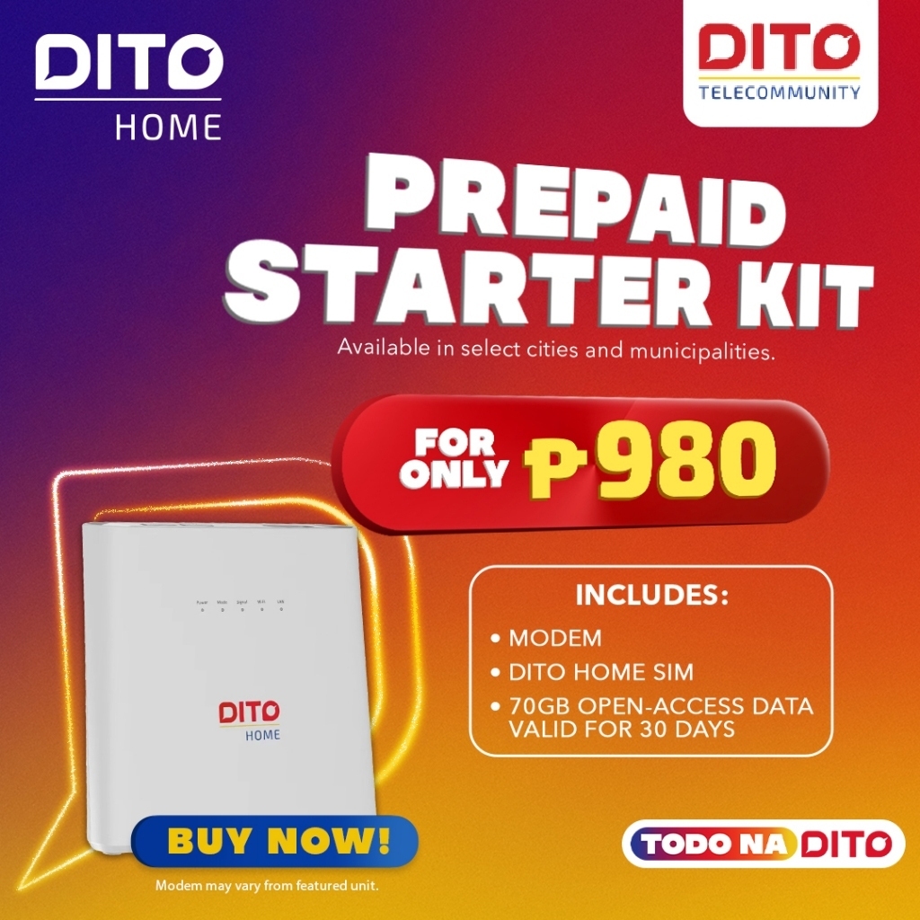 DITO PREPAID HOME WIFI /starter kid K10 | Shopee Philippines