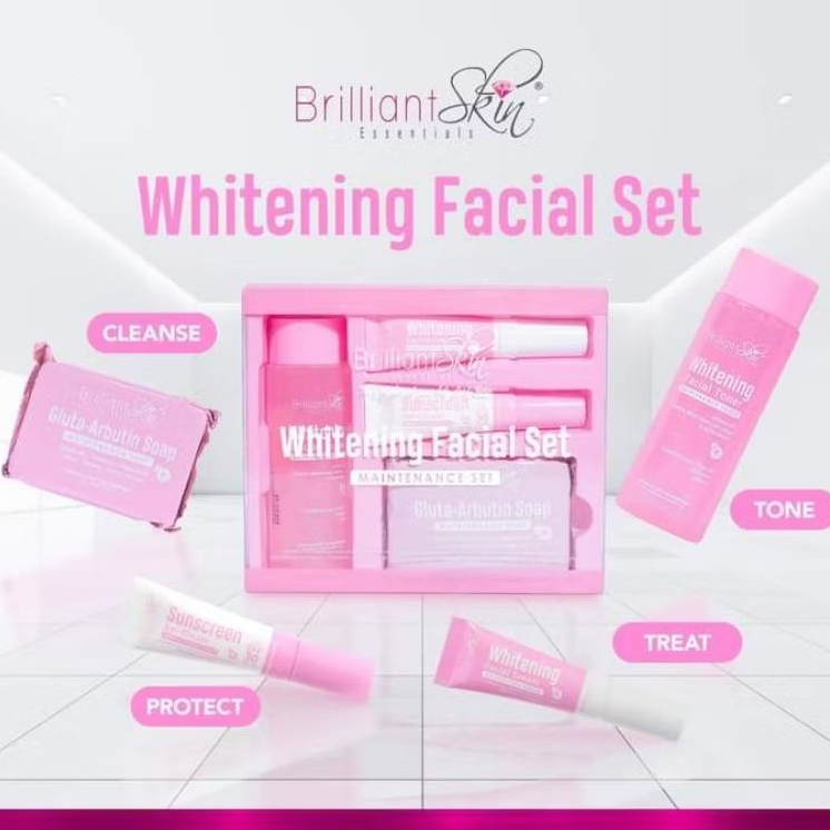 Brilliant Whitening Set Individual Items | Shopee Philippines