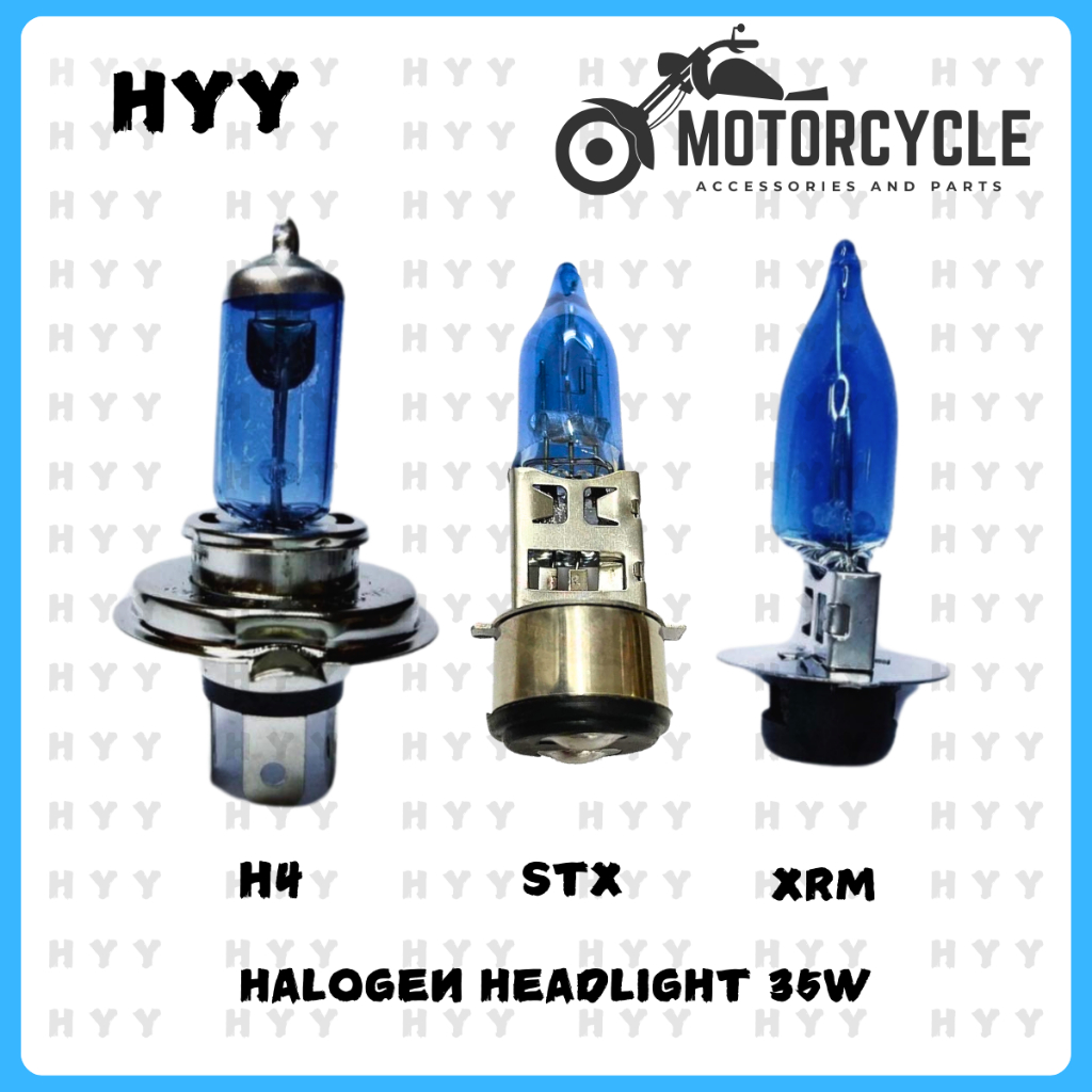 MSM halogen bulb headlight bulb H4 XRM STX 35W | Shopee Philippines