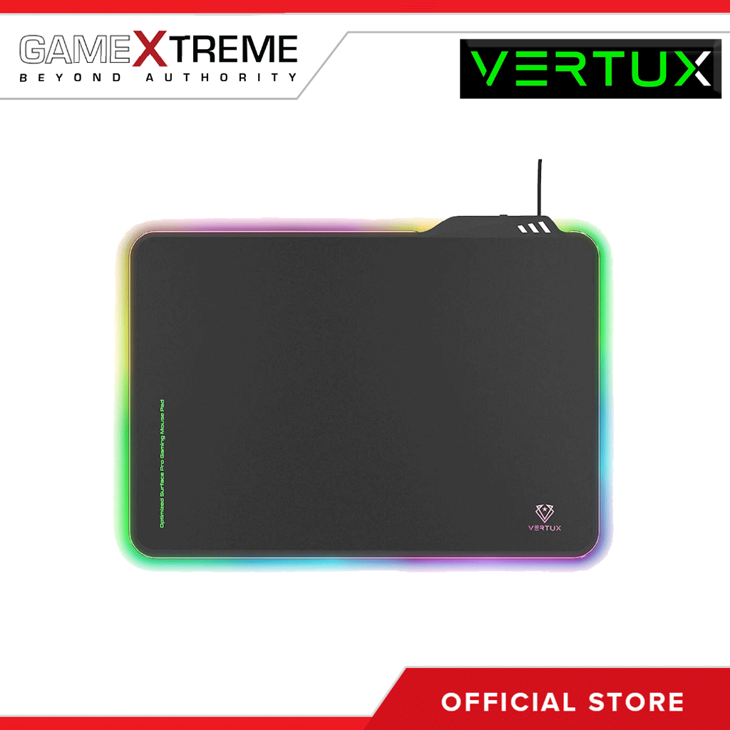 Vertux FluxPad Optimized Surface Pro-Gaming Mouse Pad Black | Shopee ...