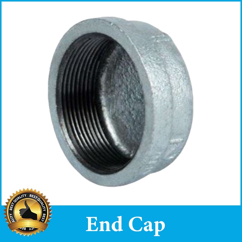 Mech Galvanized Iron (GI) End Cap 1/2" / 3/4" / 1" / 1-1/2" / 2 ...