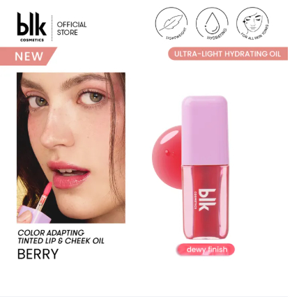 blk cosmetics fresh color adapting lip and cheek oil | Shopee Philippines