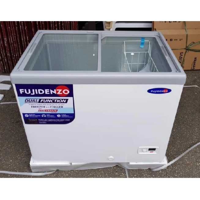 Brand New FUJIDENZO Top Glass Chest Freezer 11 Cubic ft Freezer | Shopee Philippines