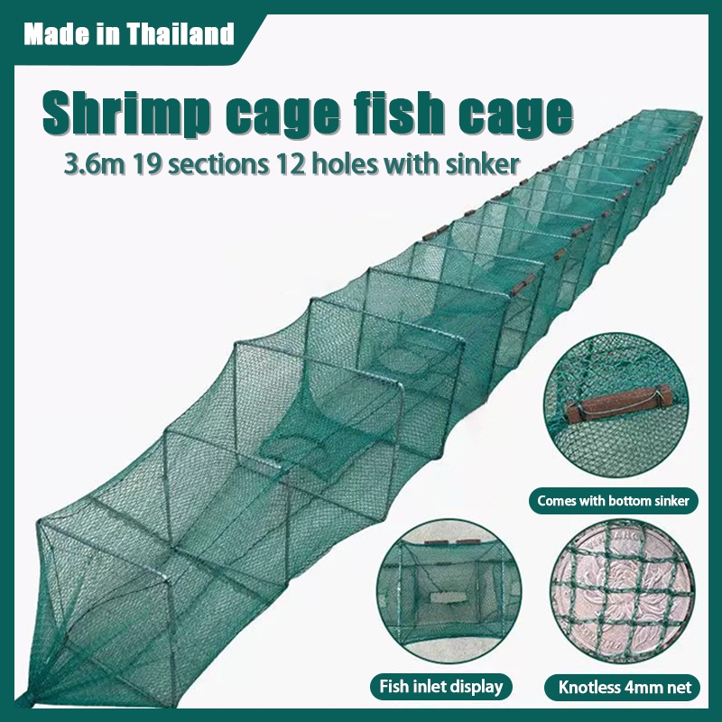 Shrimp Trap Loach and eel cage Hot Sale Folding fishing net Shrimp and ...