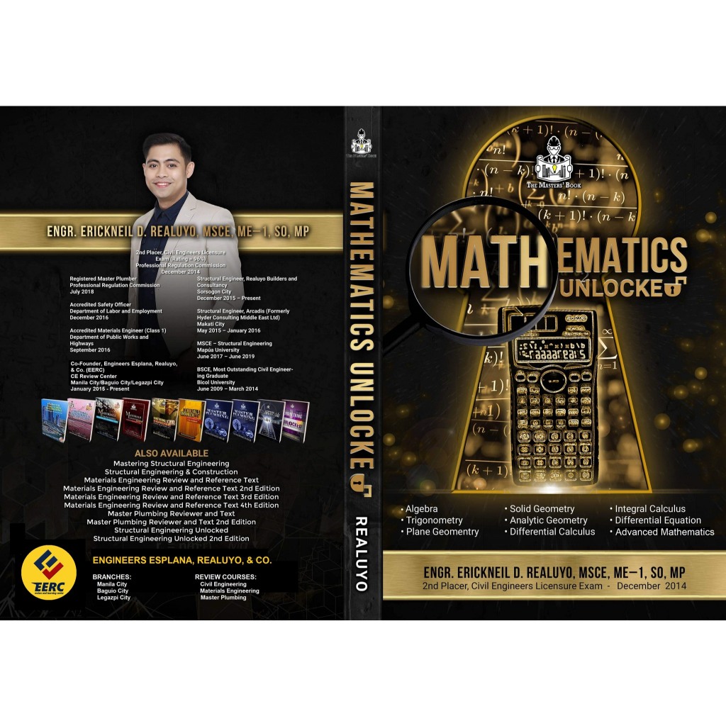 MATHEMATICS UNLOCKED By Engr. Erickneil Realuyo | Shopee Philippines