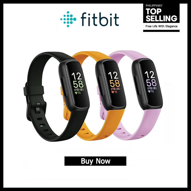 100% Original Fitbit Inspire 3 Zen/Black Fitness Tracker Midnight ...