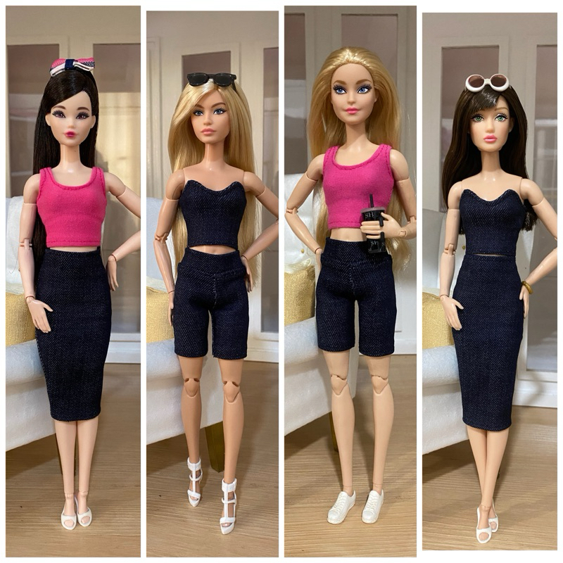 code: denim mix&match(clothes for barbie doll) | Shopee Philippines