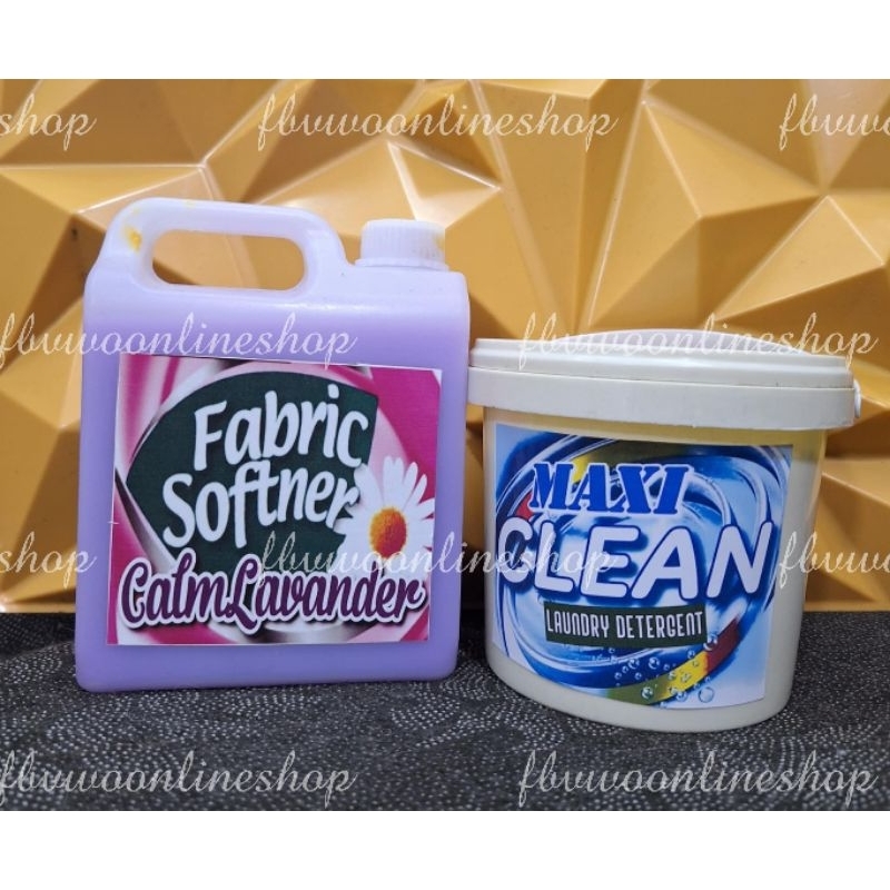 FABRIC SOFTENER AND POWDER DETERGENT BUNDLE IN MINI TUB AND CUTEE ...