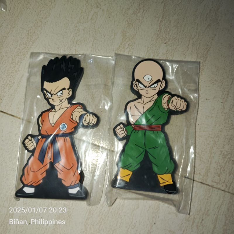 dbz tenshin han yamcha set of 2 Dragonball z ichiban kuji rubber ...