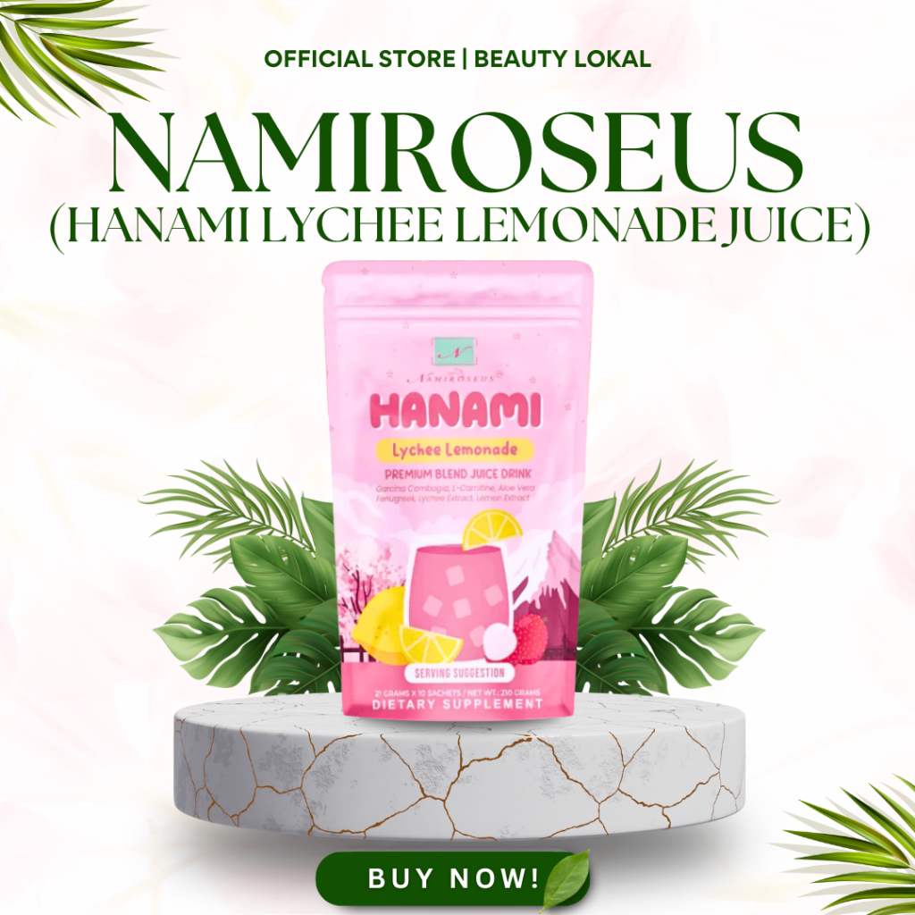 NAMIROSEUS Hanami Lychee Lemonade Juice (10 Sachets) | Shopee Philippines
