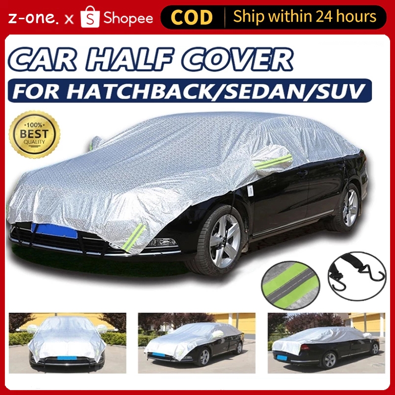 2025 New Universal Half Car /Moto Cover Outdoor Sun SUV Dust Resistant ...