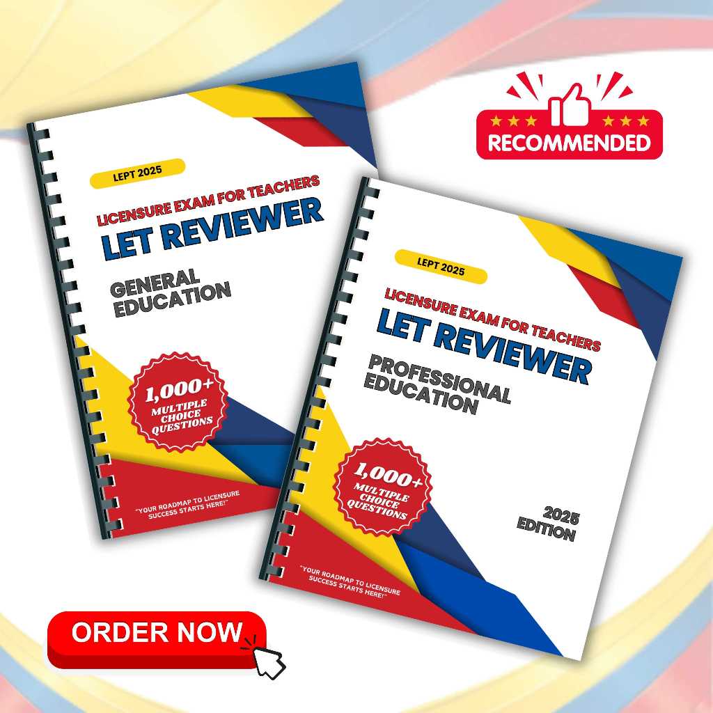 2025 LET Reviewer – 1000+ Practice Questions with Rationale for LPT ...