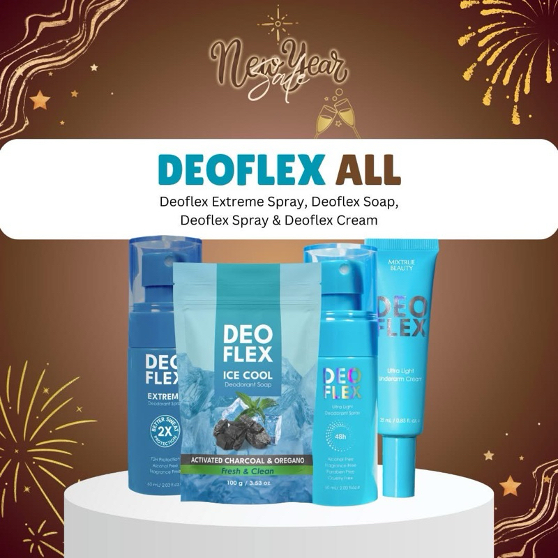 Deoflex All (Deoflex Extreme Spray, Deoflex Soap, Deoflex Spray ...