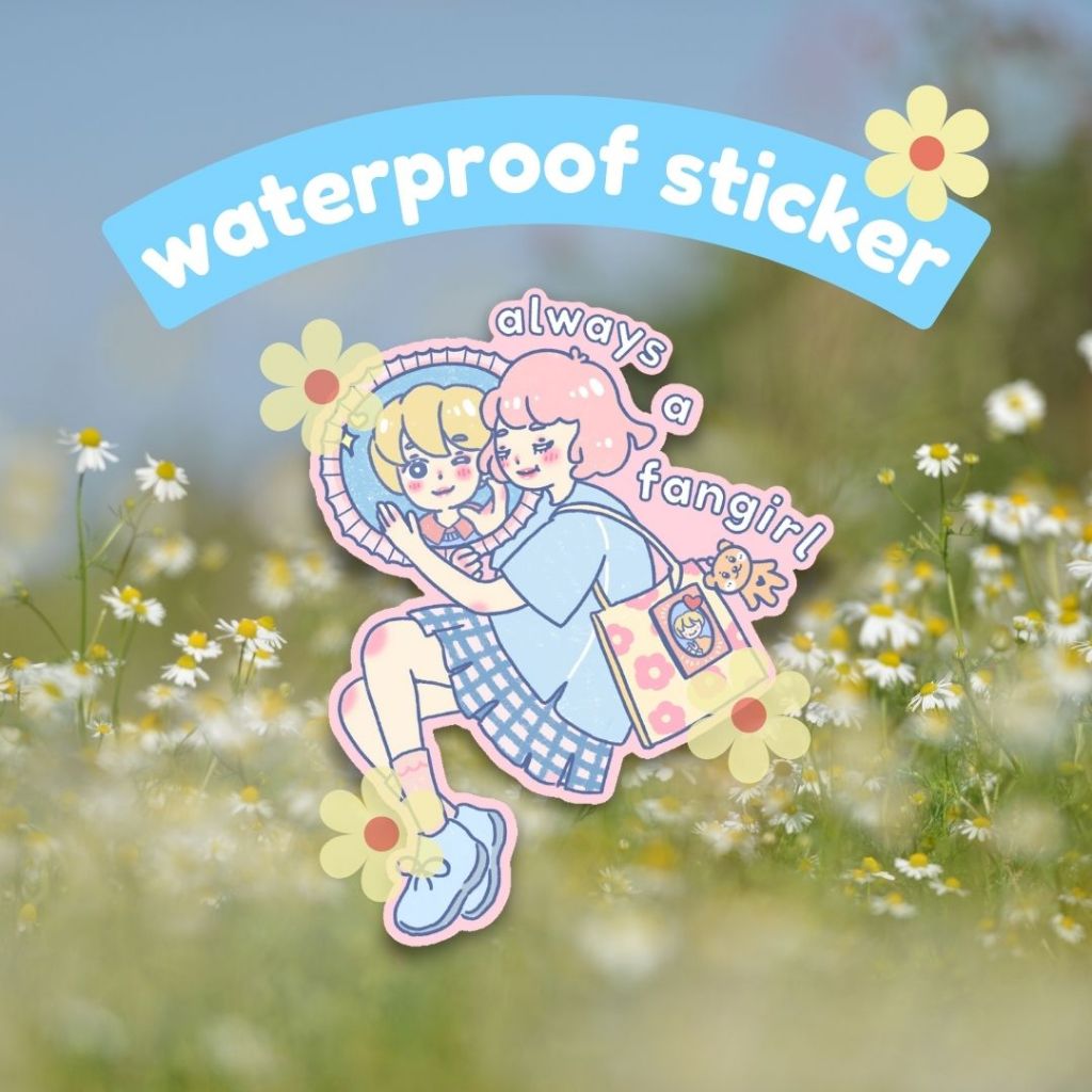 Fangirl Sticker cute girly kpop sticker for laptops tumbler sticker for ...