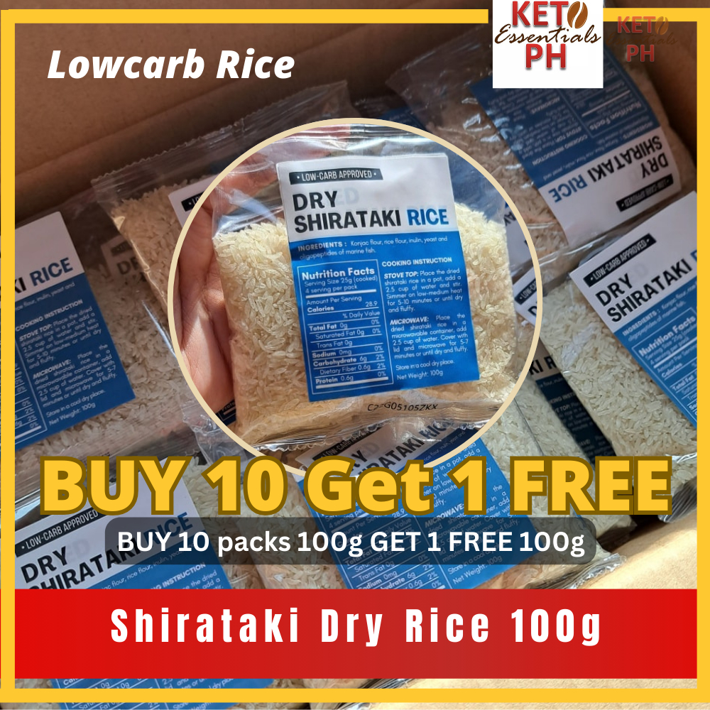 Lowcarb Shirataki Dry Rice BUY 10 + 1 FREE | Shopee Philippines