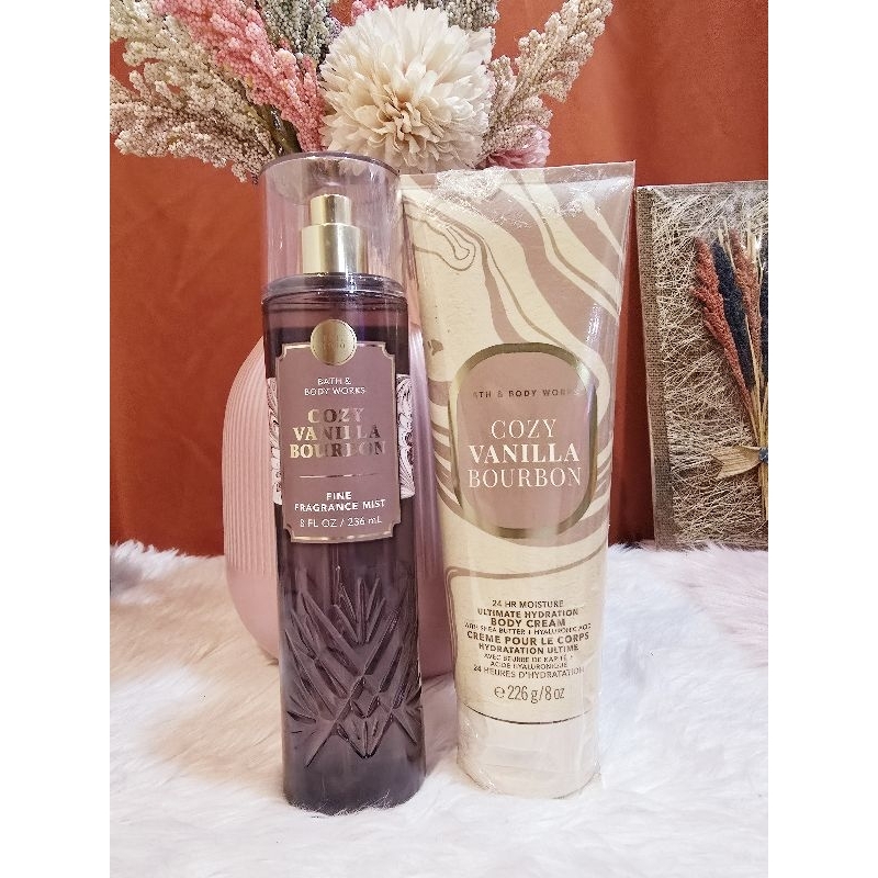 Cozy Vanilla Bourbon | Fragrance Mist | Bath & Body Works | Shopee ...