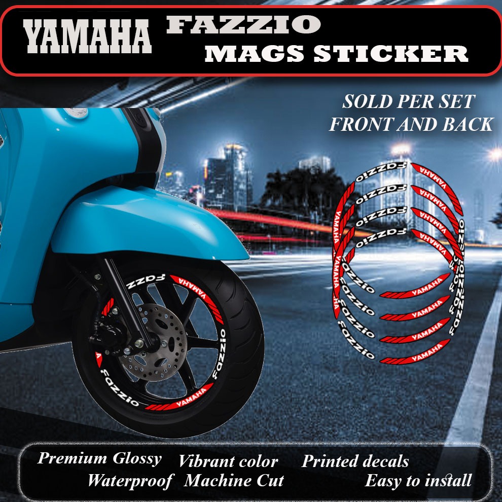 YAMAHA FAZZIO NEW MAGS STICKER DESIGN/ YAMAHA FAZZIO NEW MAGS STICKER ...