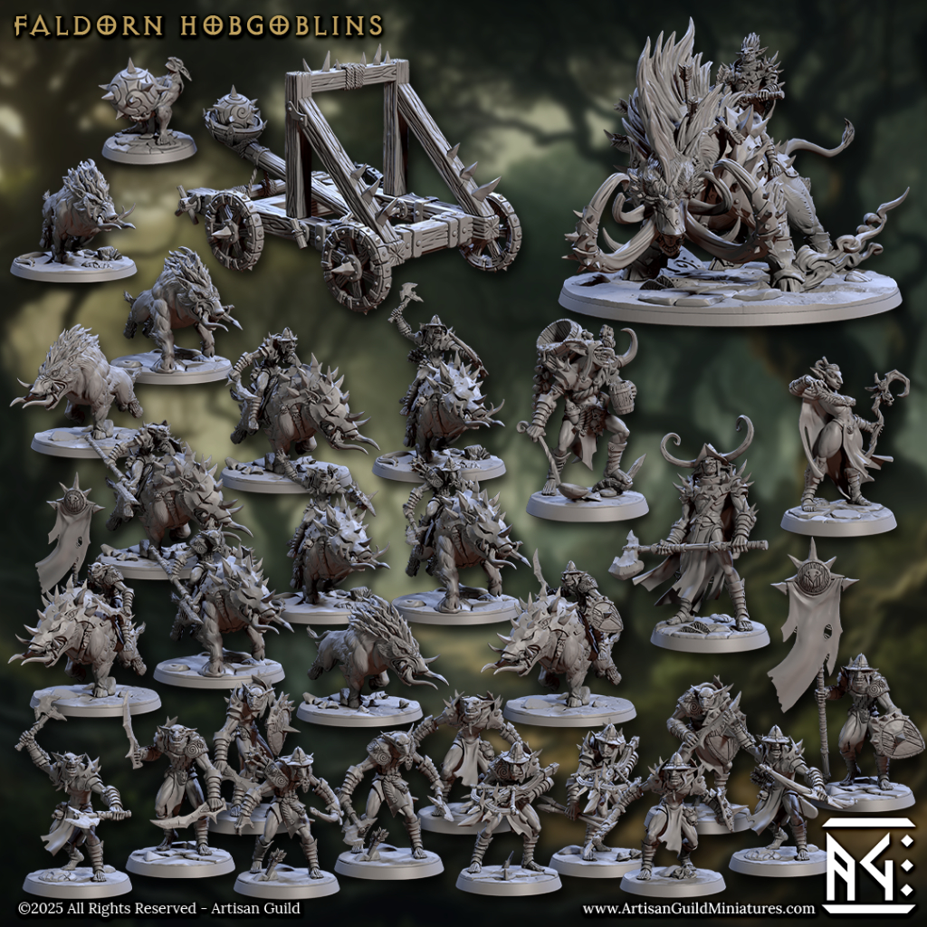 Faldorn Hobogoblins by Artisan Guild miniatures DND tabletop minis ...