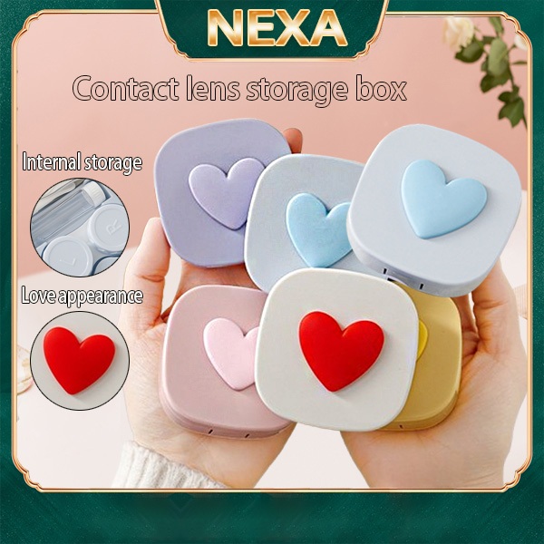 NEXA Contact lens box candy solid pastel color contact lens box portable | Shopee Philippines