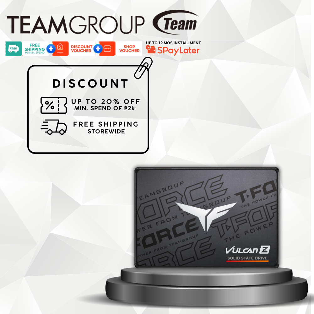 TEAM GROUP T- FORCE VULCAN Z 256GB | 512GB | 1TB | 2.5" Sata III 3D ...