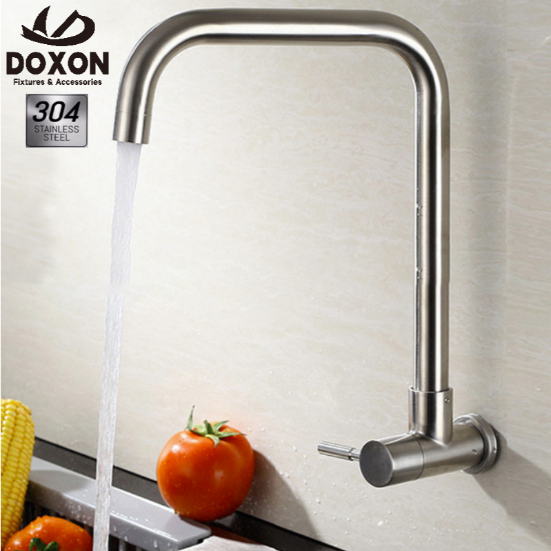 DOXON Stainless 304 Wall Type Faucet 7 Shape Kitchen Faucet SUS304 ...