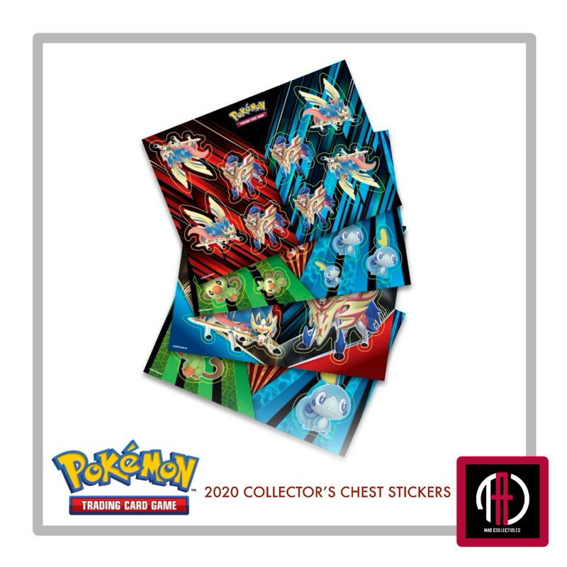 Pokemon Stickers - 2020 Spring Collector’s Chest Sticker Sheets ...
