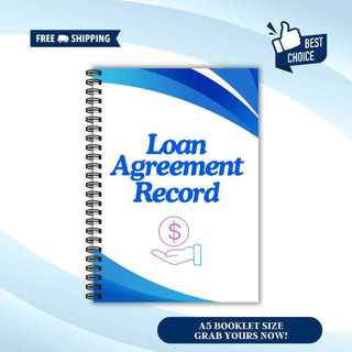 Loan Agreement Tracker Notebook for Lending & Payments 160 Pages (80 ...