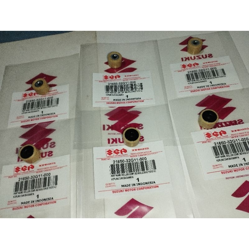 Suzuki genuine roller weight set/flyball set for skydrive sport 110 ...