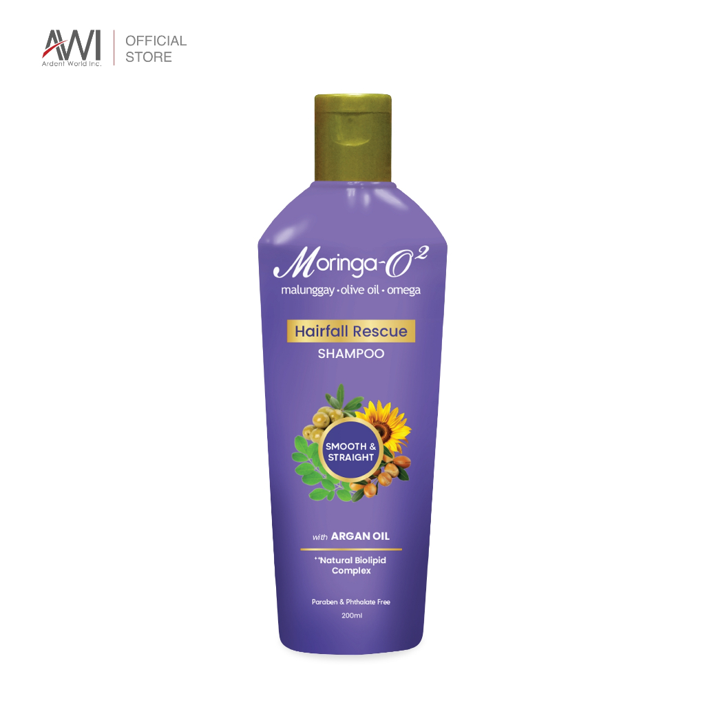 Moringa-O2 Herbal Hairfall Rescue Shampoo - Smooth & Straight 200ml ...