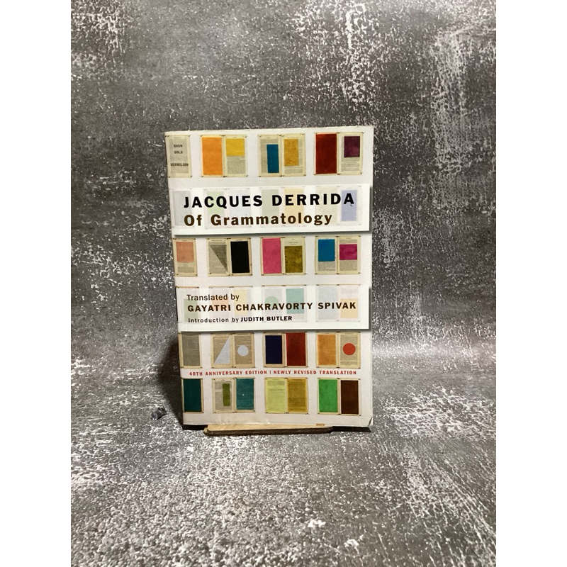 Jacques Derrida Of Grammatology 40th Anniversary Edition / New Revised ...