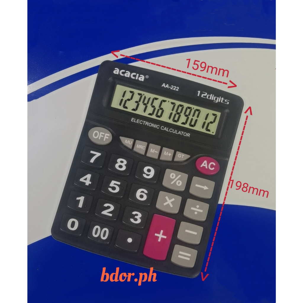 New 12-digit large screen extra-large button electronic calculator ...