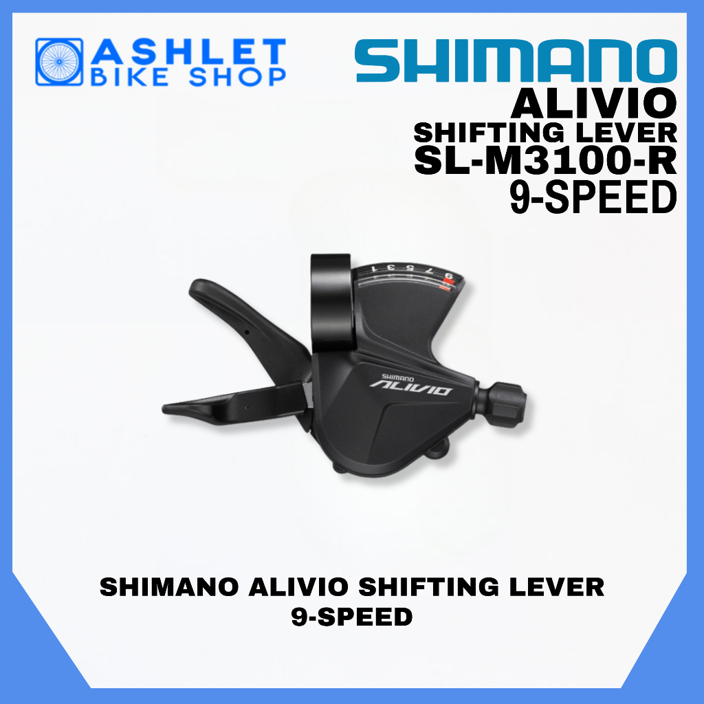 ORIGINAL SHIMANO ALIVIO SL-M3100-R Shifter 9-Speed Right Rapid Fire ...