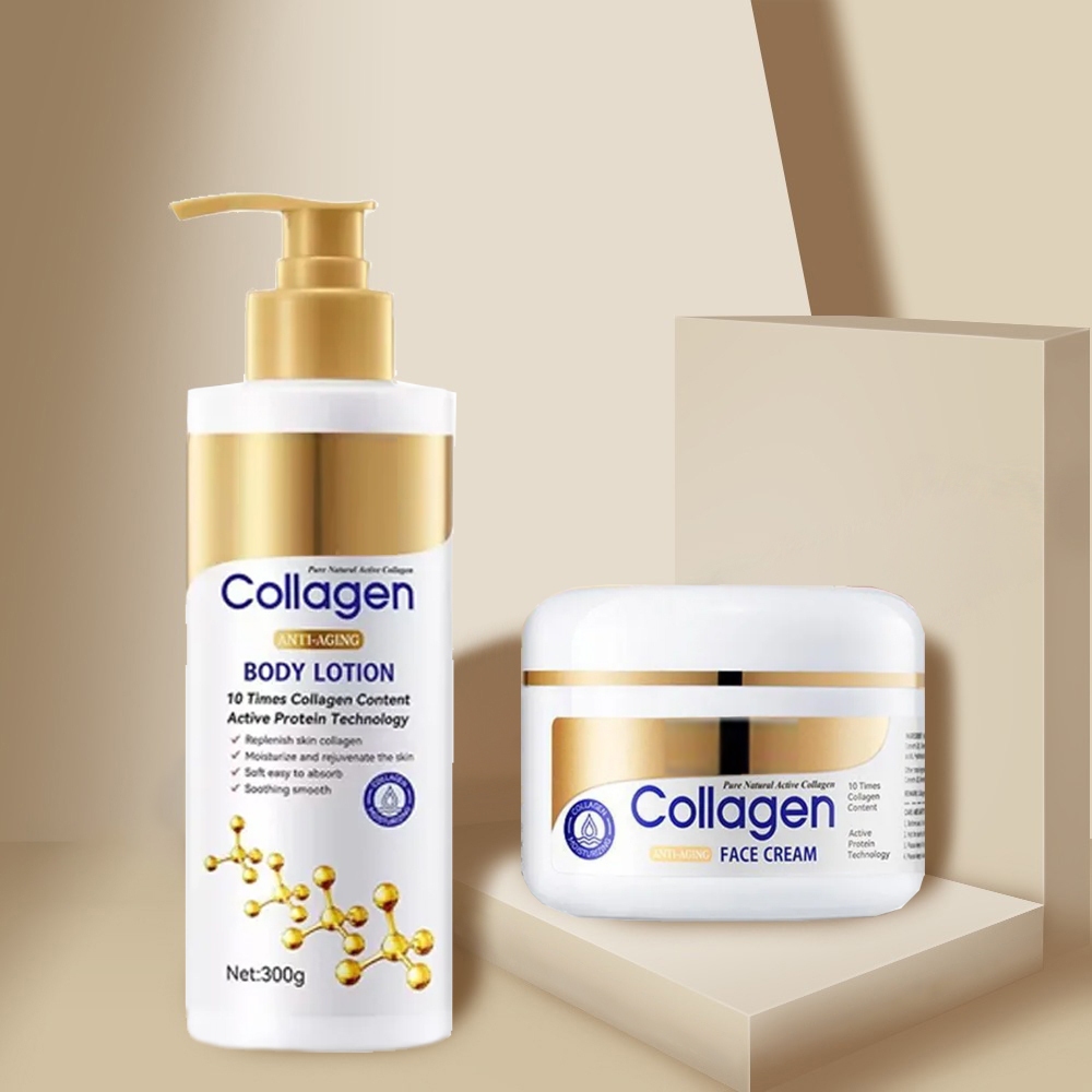 Collagen Whitening Body Lotion Face Cream Nourish Moisturizing Firming ...