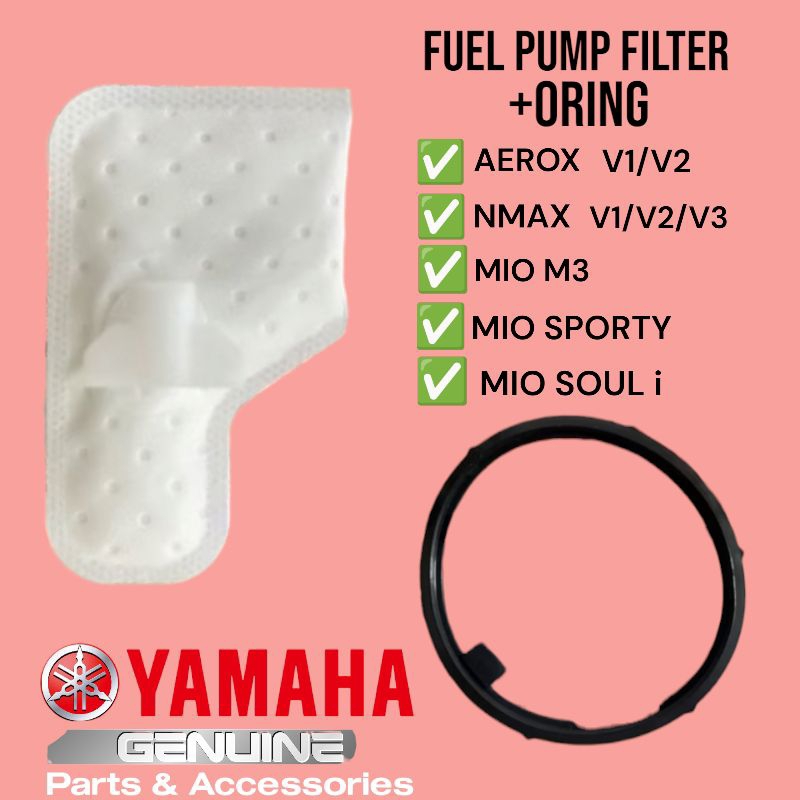 YAMAHA FUEL FILTER PAD & O'RING SET, NMAX V1/V2, AEROX V1/V2,SNIPER 150 ...