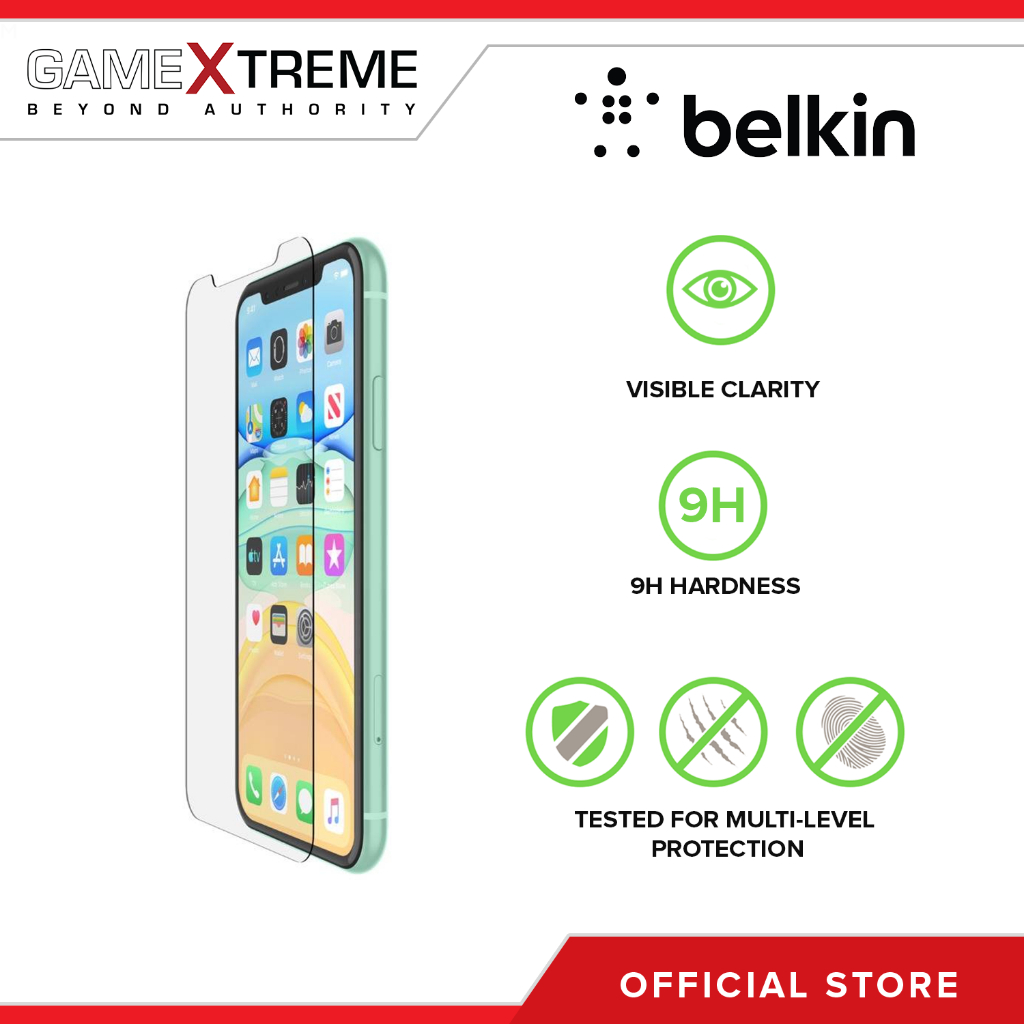 Belkin Tempered Glass iPhone 11 | Shopee Philippines
