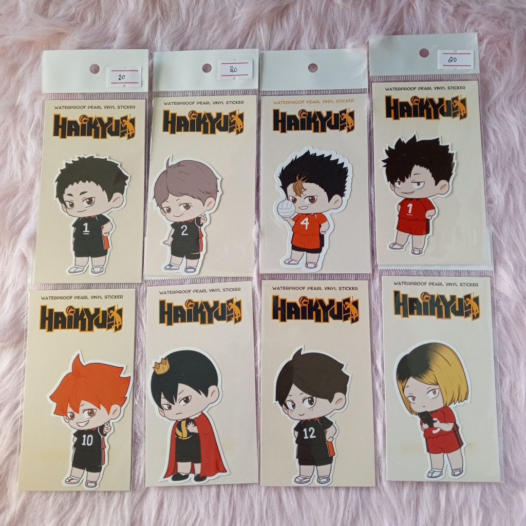 Haikyuu Fanart Vinyl Sticker (Set) | Shopee Philippines