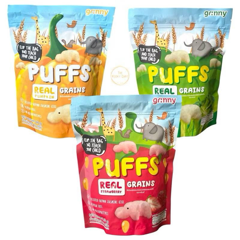 Grinny Grain Puffs Real Grains Baby Snacks for Babies / Kids in 3 ...