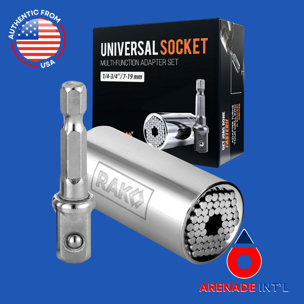 RAK Universal Socket Multi-Function Adapter Set 7-19mm | Shopee Philippines
