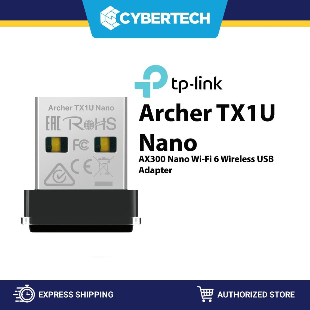 Cybertech TP-Link Archer TX1U Nano AX300 Nano Wi-Fi 6 Wireless USB Adapter | Shopee Philippines