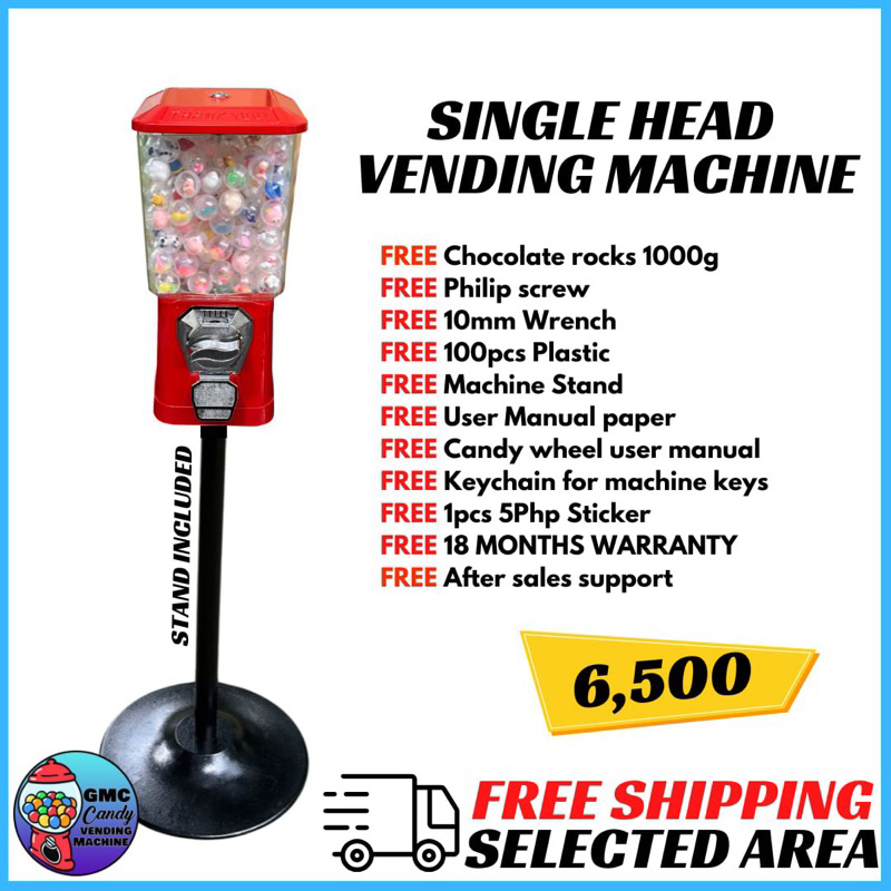 GMC. Single head vending machine(WITH STAND INCLUDED) | Shopee Philippines